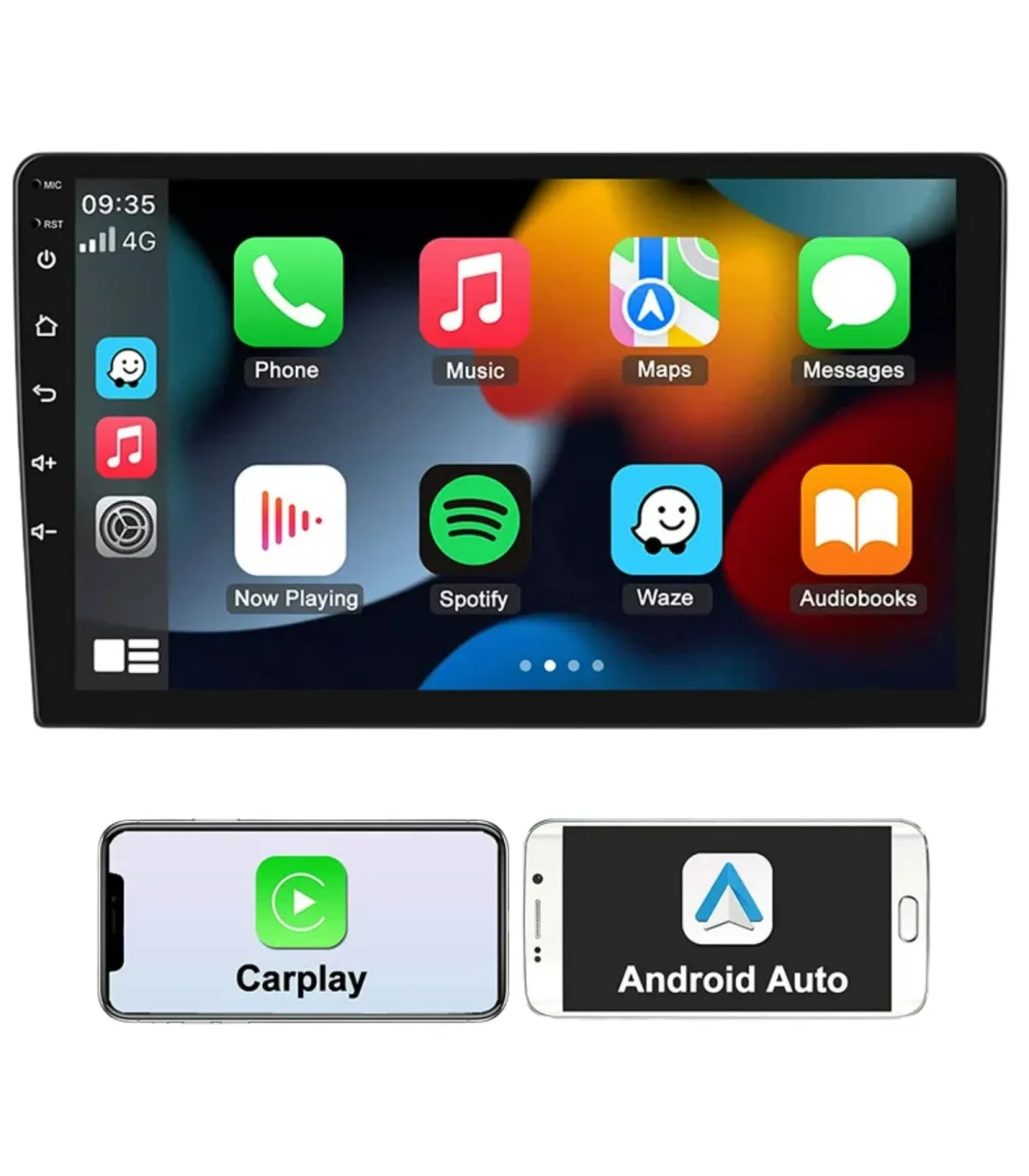Radio Onelex OX-R1080Q 10" QLED | CarPlay & Android Auto | 4GB RAM