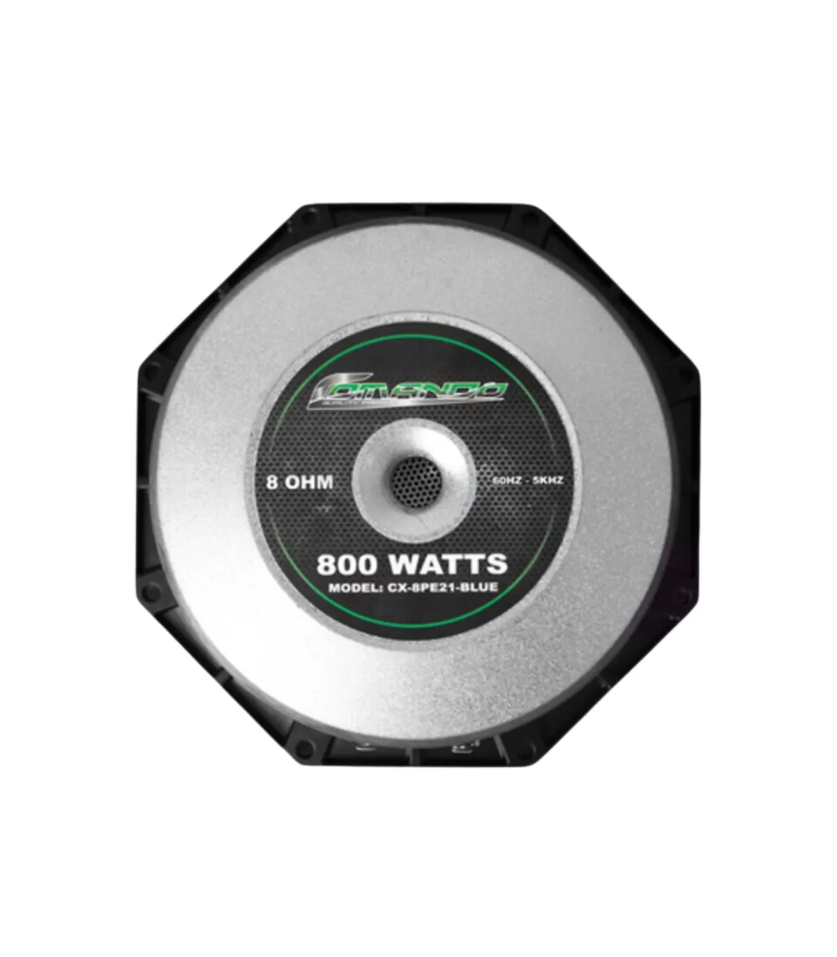 Bocinas Comando Octagonal | 8 Pulgadas 800 Watts