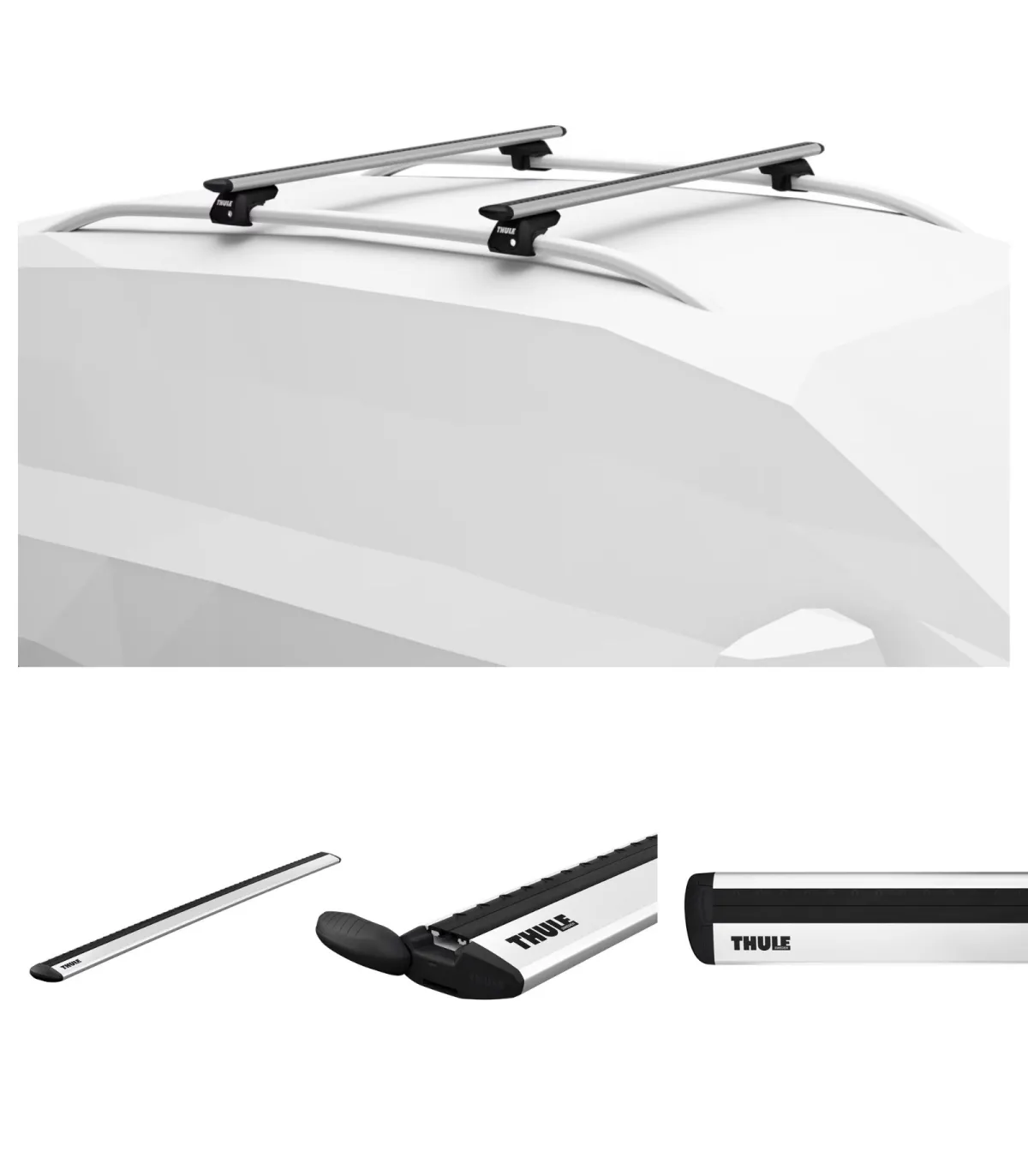 Racks de techo Universales-Thule WingBar Evo 118