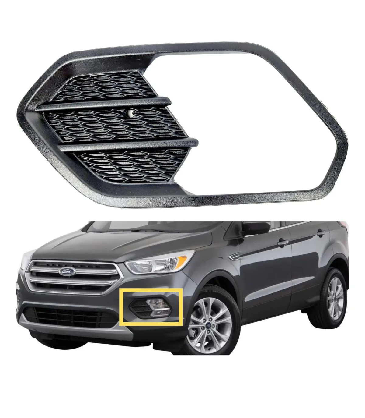 Cubierta De Halógenos Bumper Frontal | Ford Escape 2017 - 2020