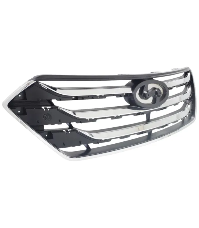 Comprar Parrilla Cromada Santa Fe 2013-15 en RD | Calidad OEM